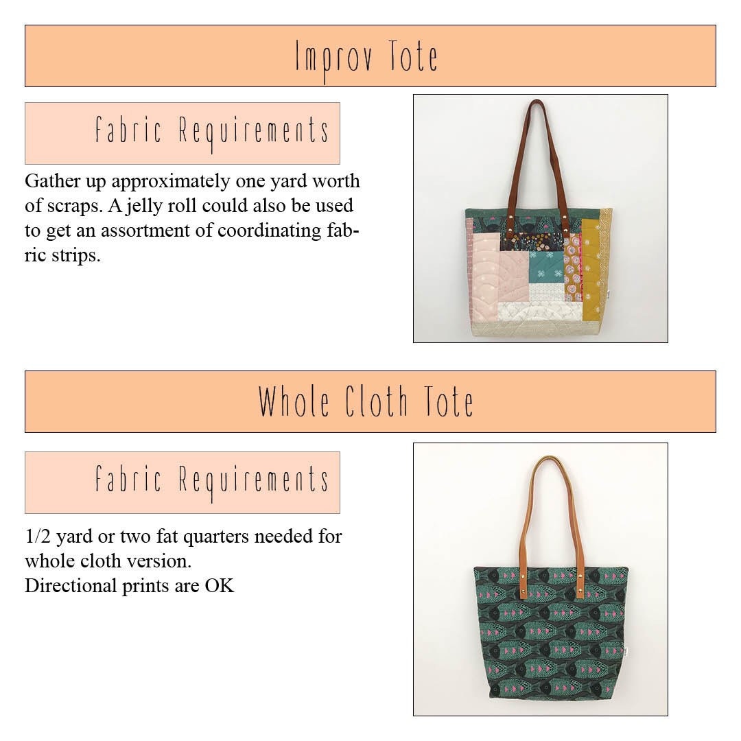 The Classic Tote Pattern Digital Download PDF | Etsy