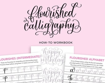Modern Calligraphy Bounce Calligraphy Workbook - Bouncy Calligraphy ...