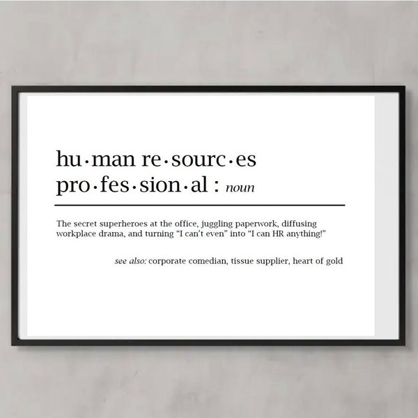 Funny Hr Definition - Etsy
