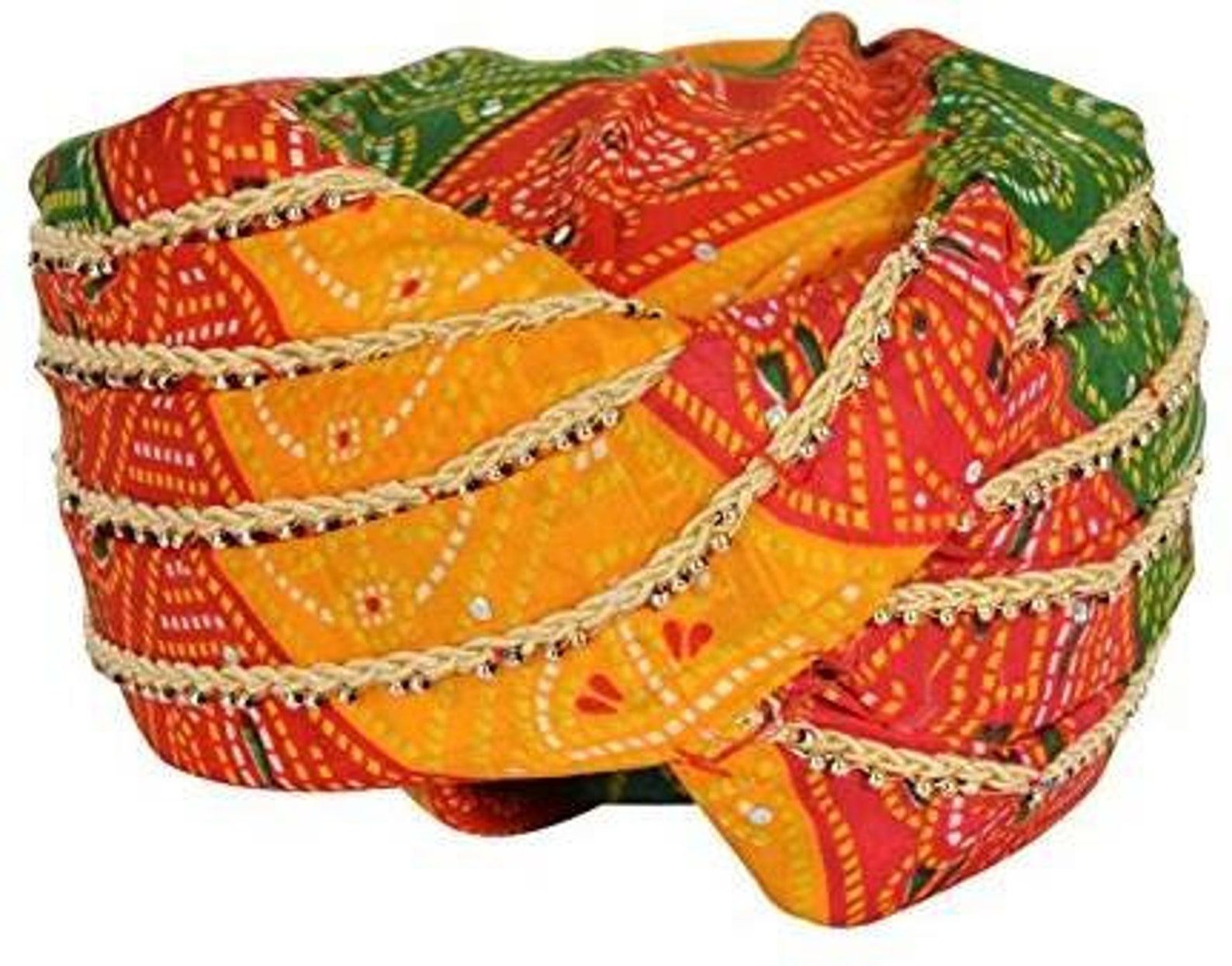 Indian chunari printed Hand made Men s safa turban Jaipuri | Etsy