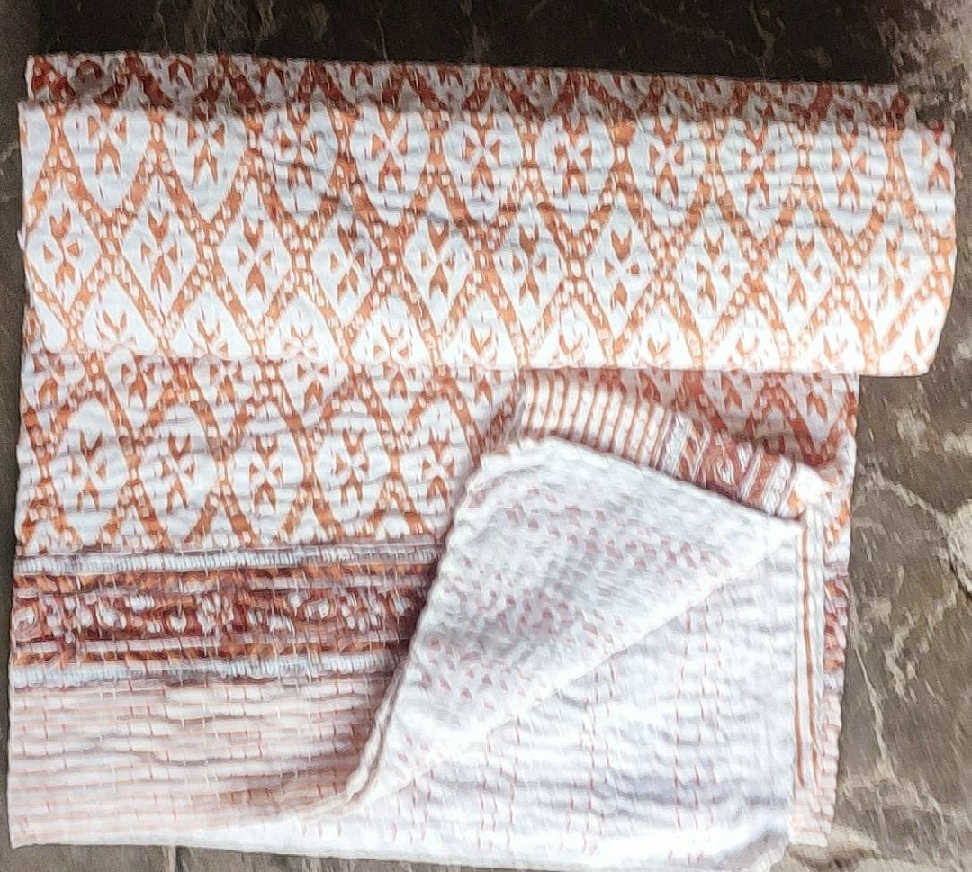 Indian Handmade Work Bedspreads,hand Block Print Design Bedding,king ...