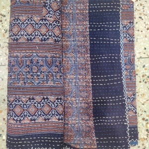 Ethnic Traditional Ajarak Design Hand Block Printed With - Etsy