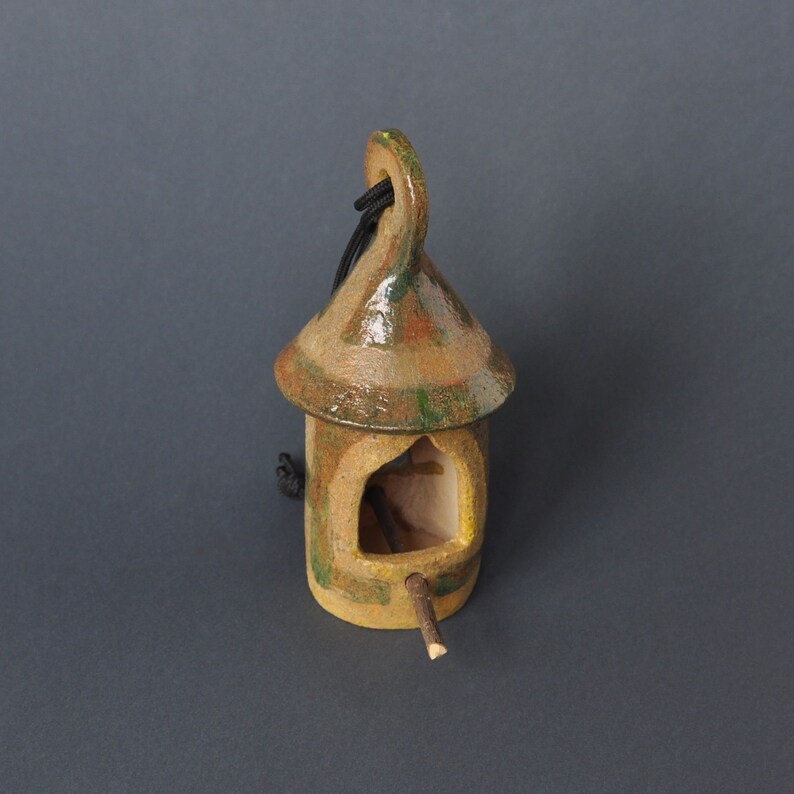 Handmade Raku Ceramic Bird Feeder – Gothic Garden Decor - Etsy