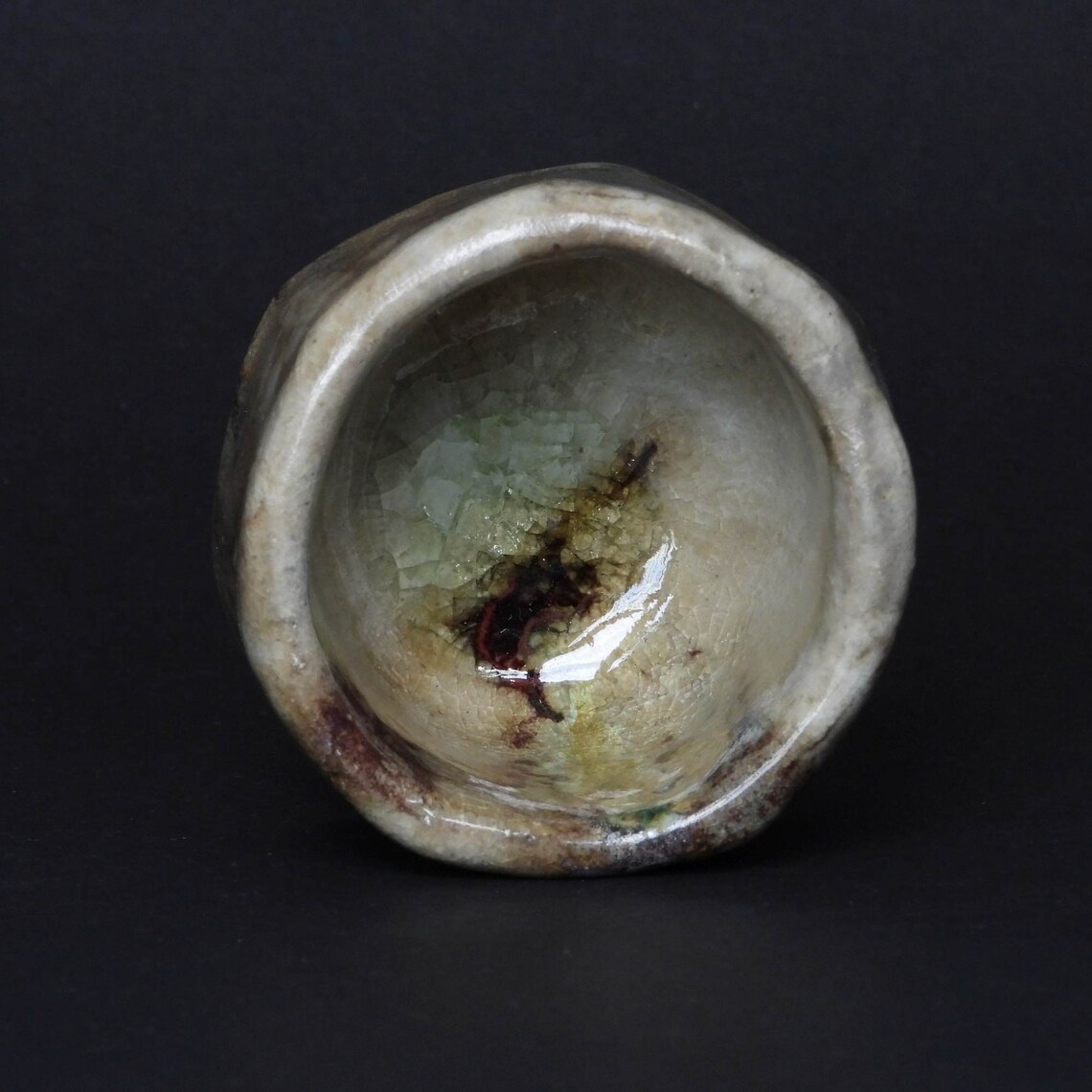 Raku Pottery Chawan in the Colors of Amber. Hand-painted With - Etsy