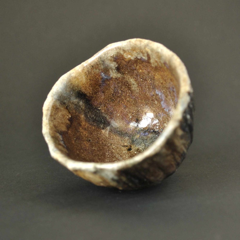 Mushroom II. Big Chawan Inspired by the Shape of a Mushroom. Raku ...