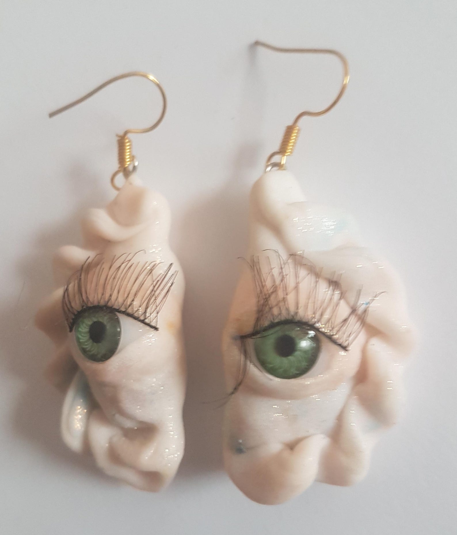 Disturbing and Charming Pierogi Earrings, Pierogi With Eyes,polish ...