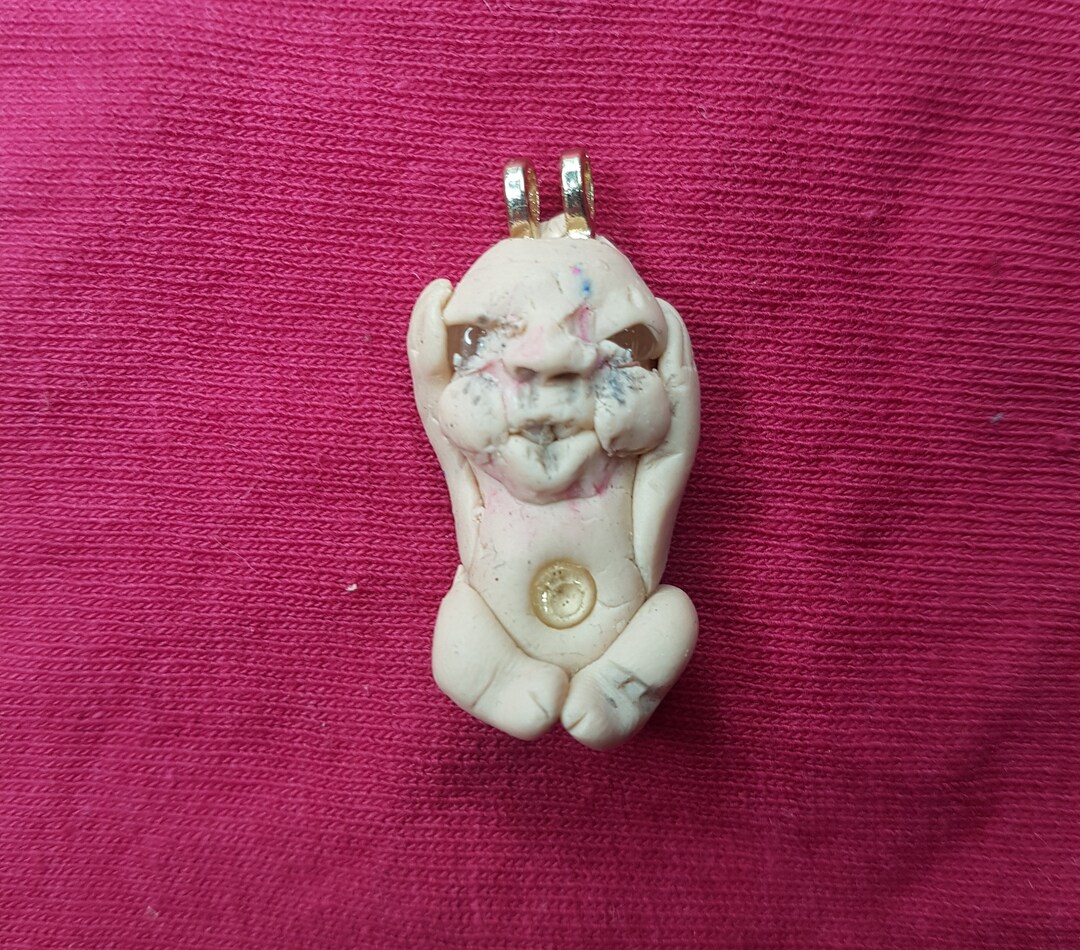 Ugly Baby Strange Pendant , Weird and Cute - Etsy