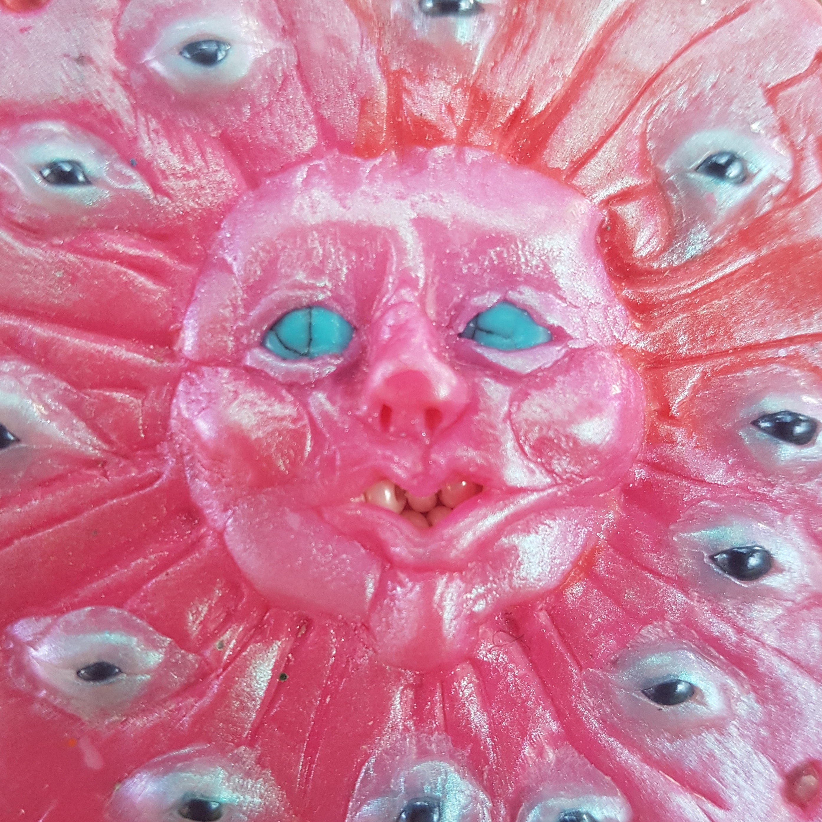 Disturbing Ugly and Cute Brooch a Smiling Man With - Etsy