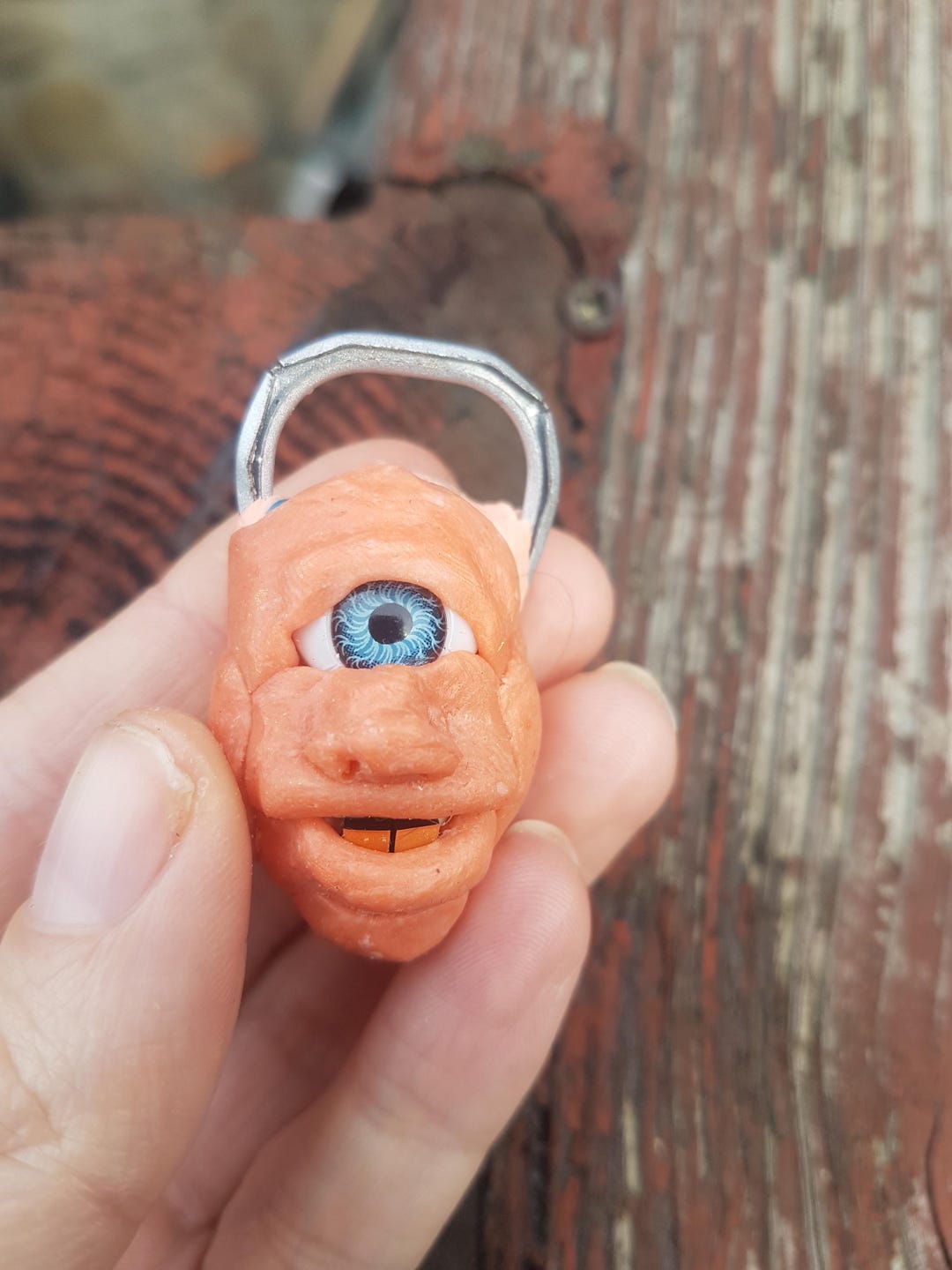 Strange and Cute Cyclops Doll Head Pendant, Strange Thing on Etsy - Etsy