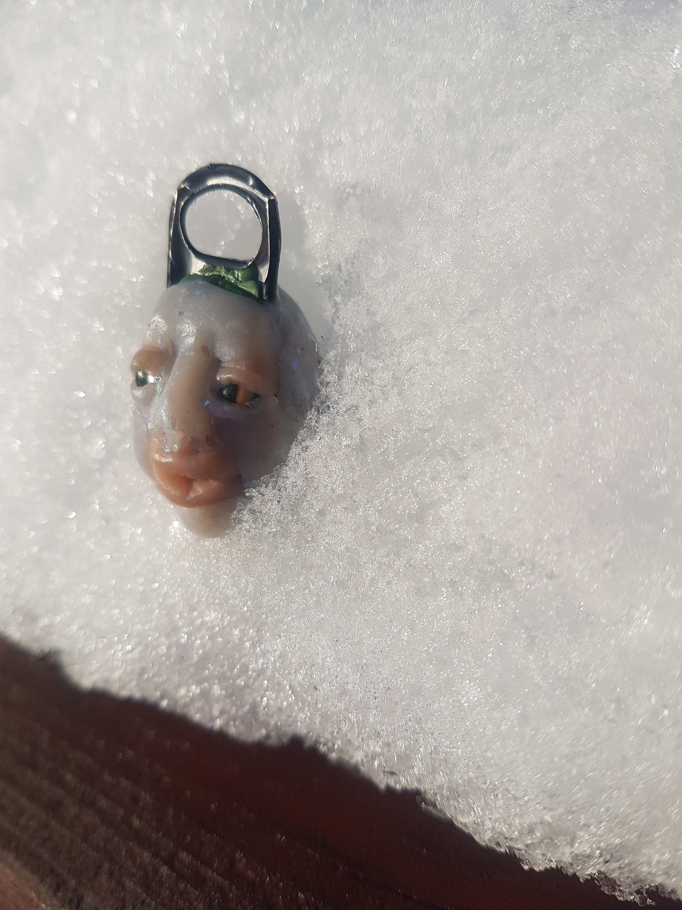 Ugly and Cute Pendant Strange Modeling Clay Doll Head - Etsy