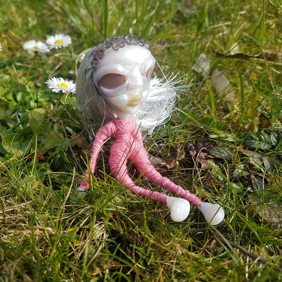 Princess From Another Planet ,a Strange Little Doll Gray Alien - Etsy