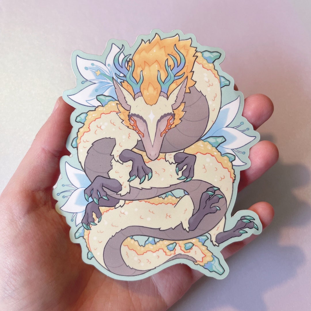 TOTK Light Dragon Sticker - Etsy