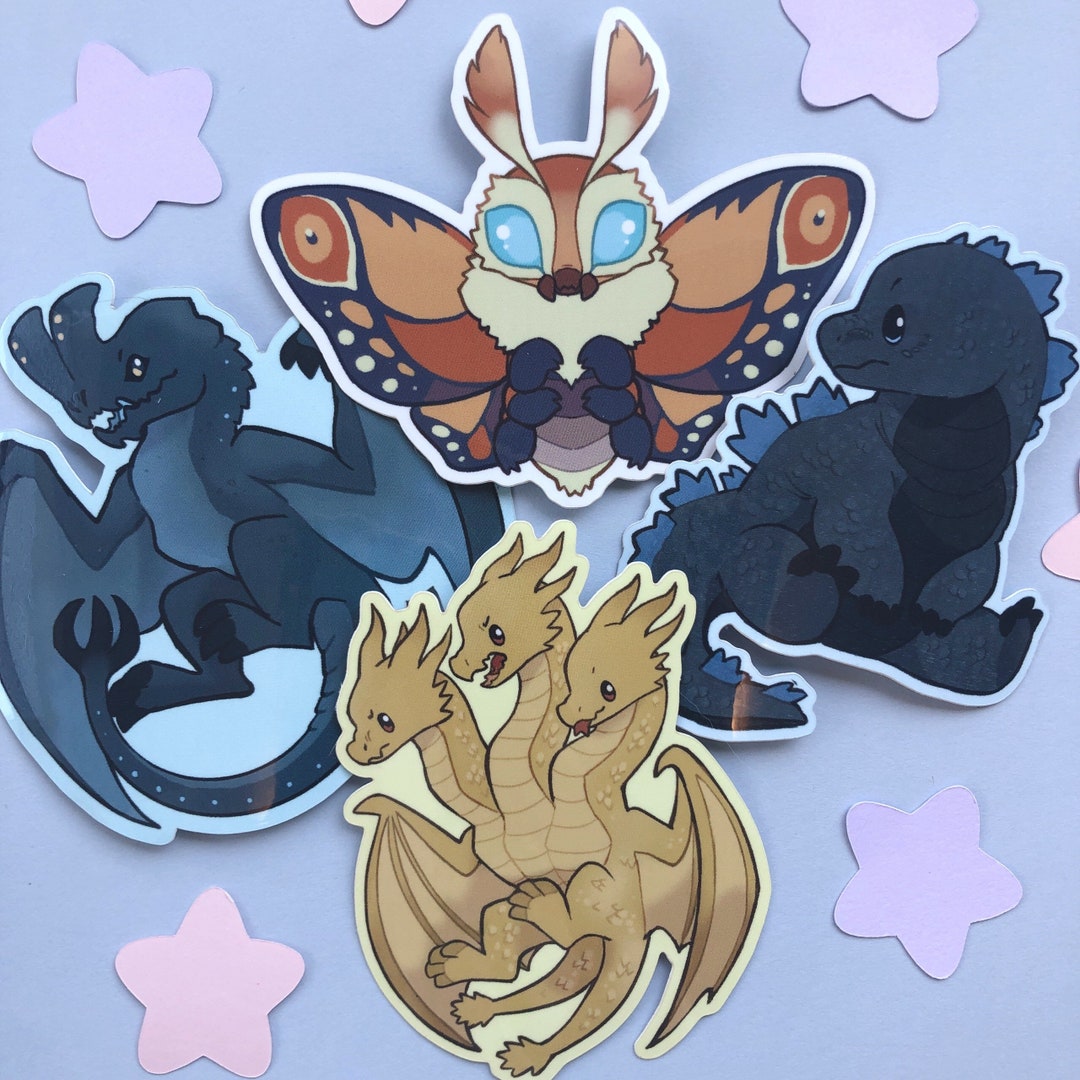 Cutie Kaiju Stickers - Etsy