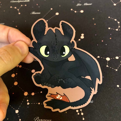 Little Toothless Dragon Sticker - Etsy