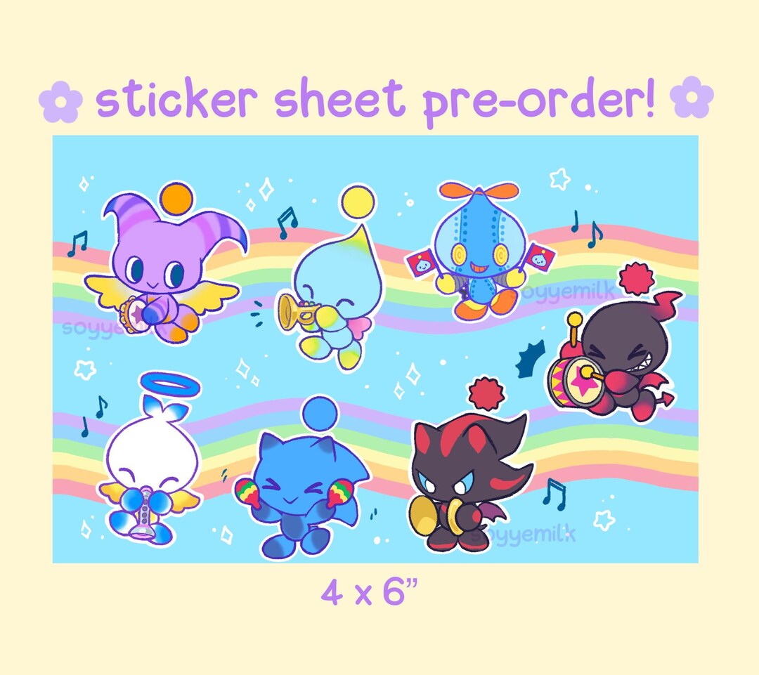 PRE-ORDER Chao Garden Parade Sticker Sheet - Etsy