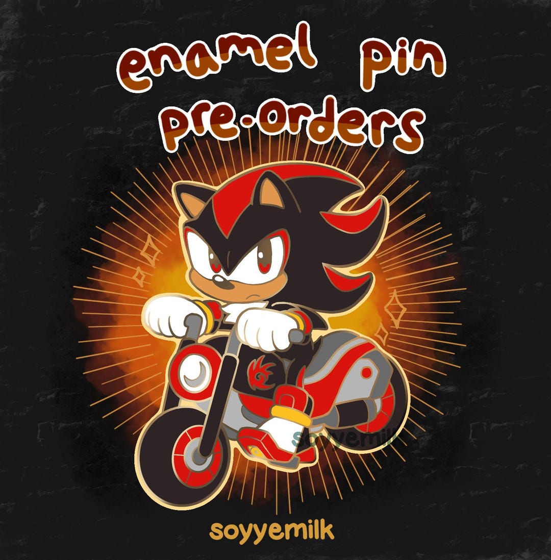 Pre Order Shadow Enamel Pin Etsy