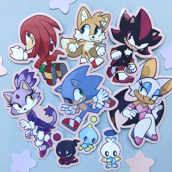 Sonic Stickers - Etsy