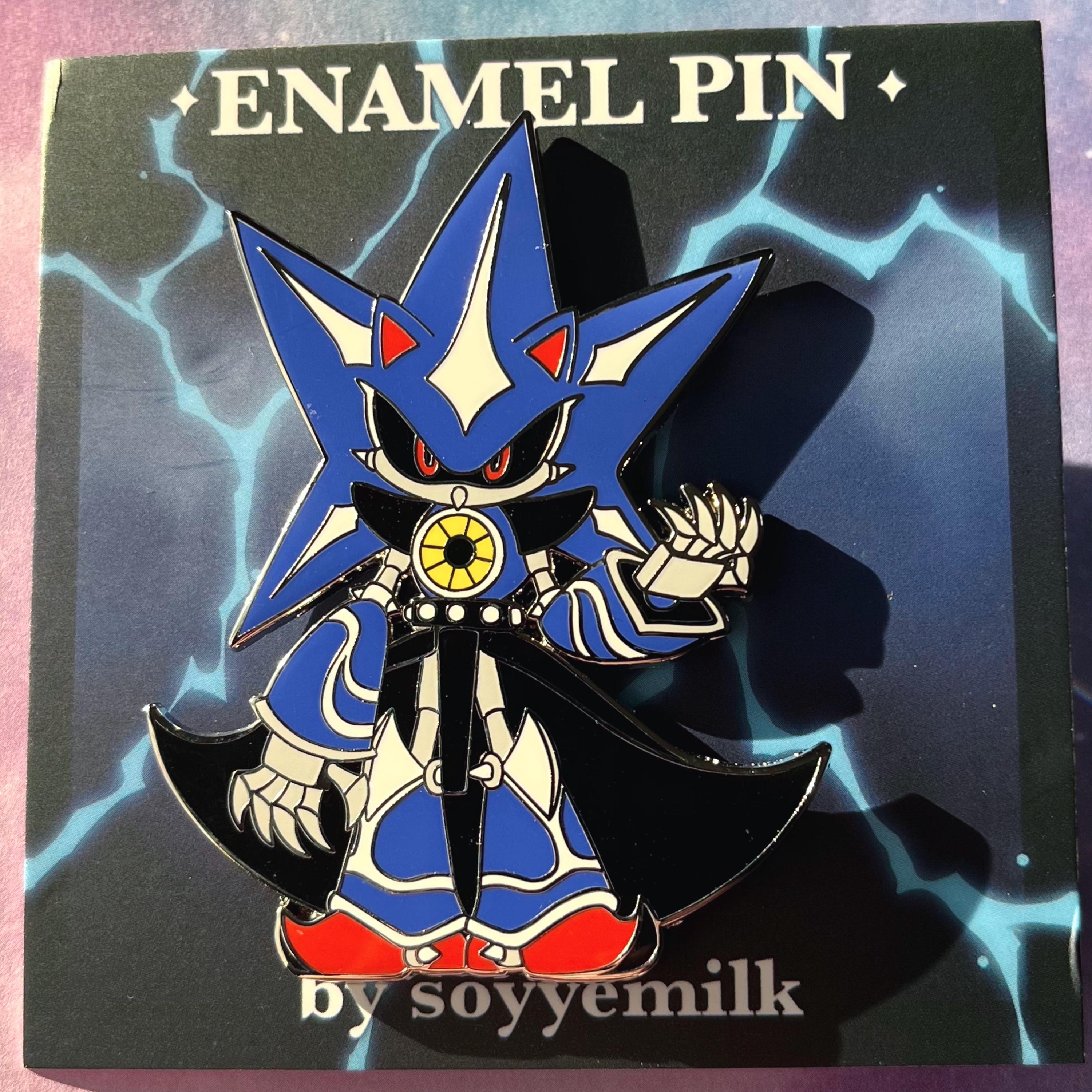 PRE-ORDER* Neo Metal Sonic Deluxe Enamel Pin - Etsy