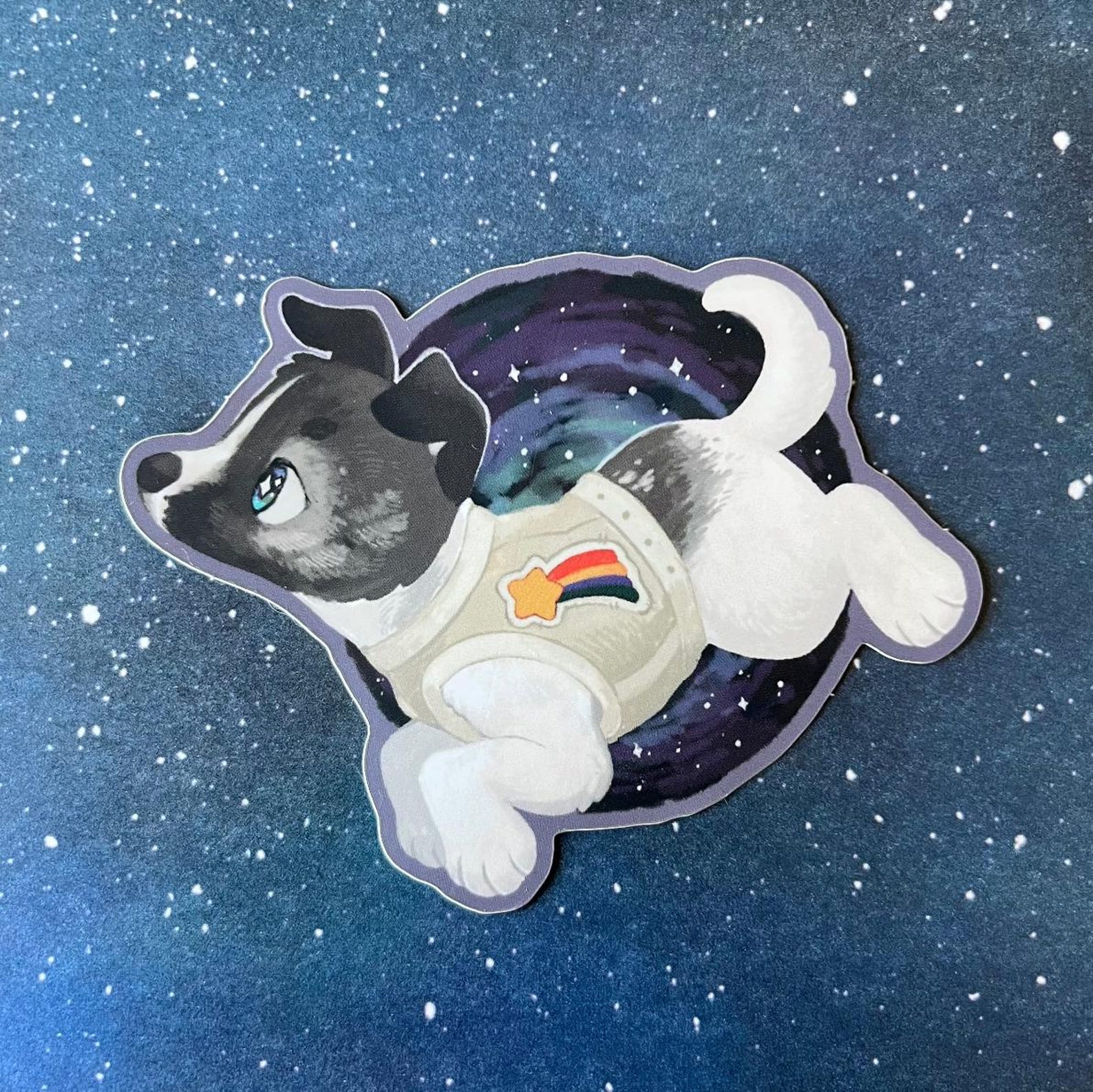 Laika Space Dog Sticker - Etsy
