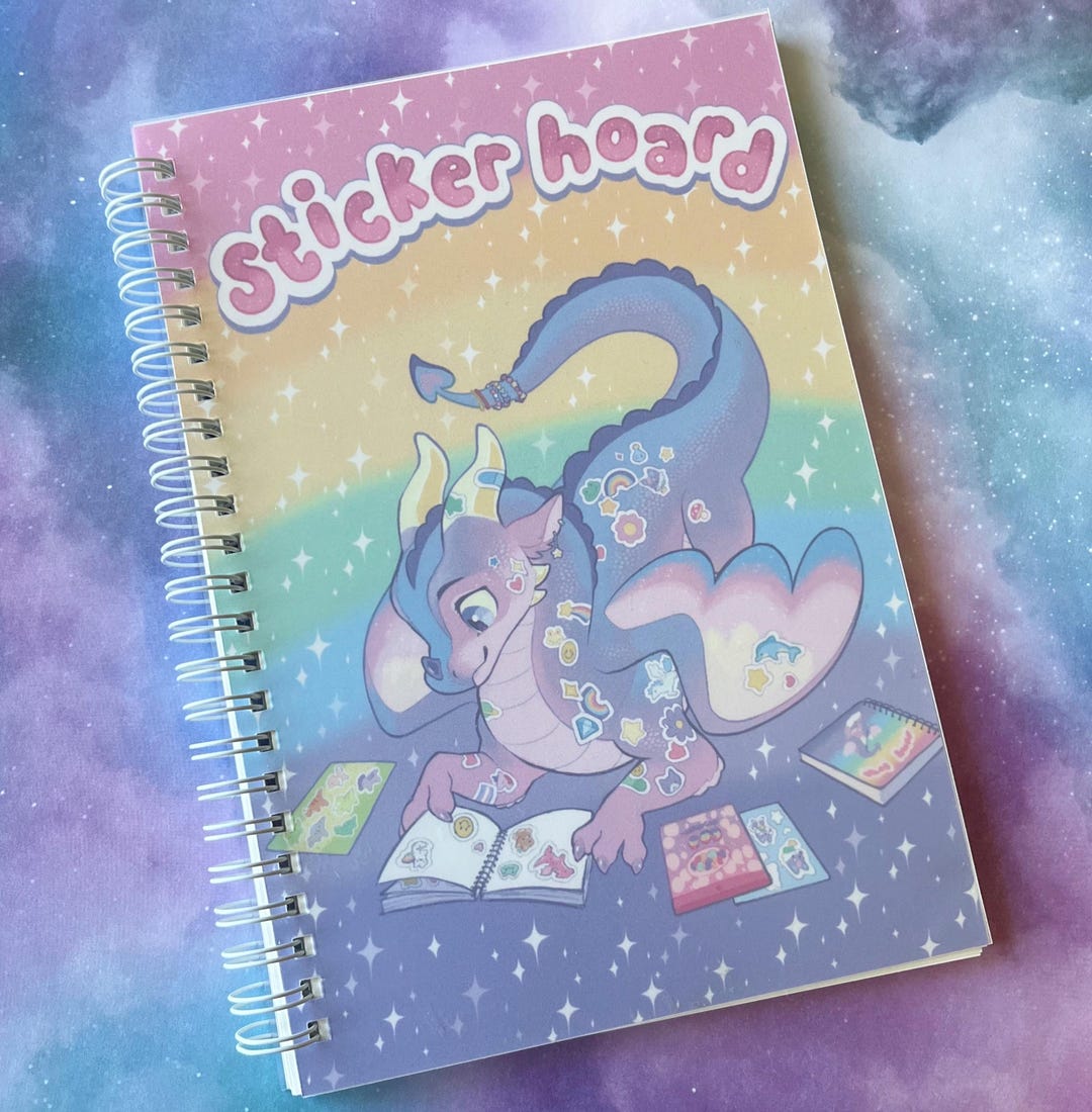 Sticker Hoard - Reusable Sticker Collecting Book - Etsy