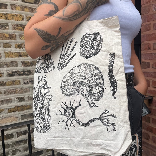 Anatomy Tote Bag - Etsy