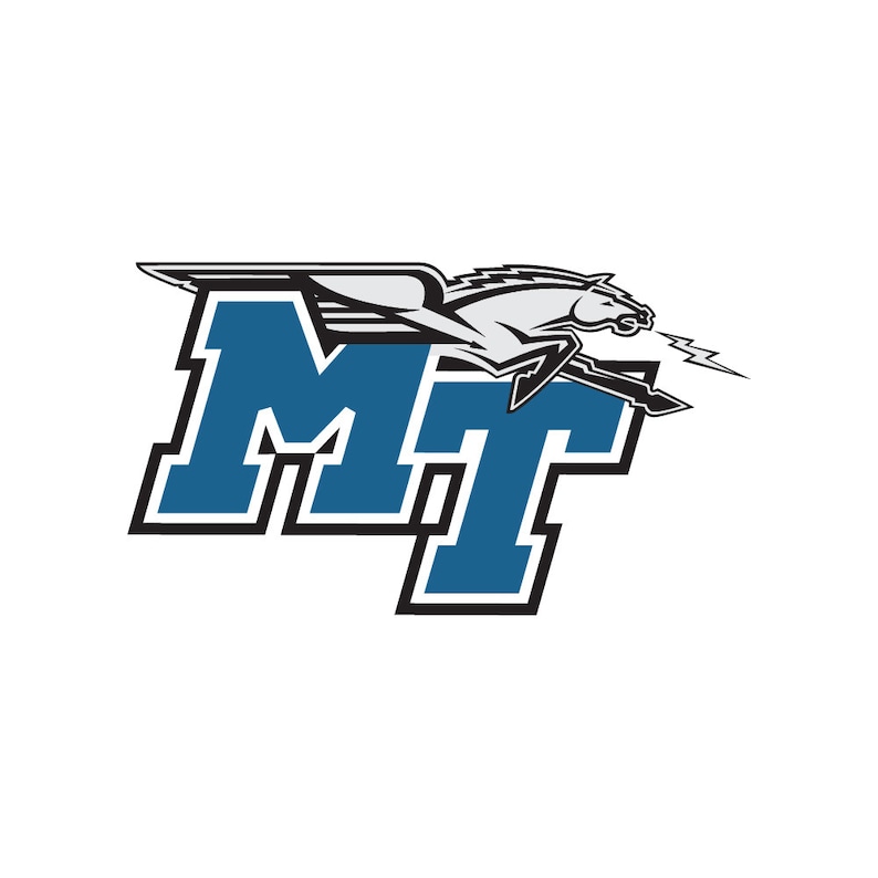 MTSU svg Middle Tennessee State University Blue Raider | Etsy
