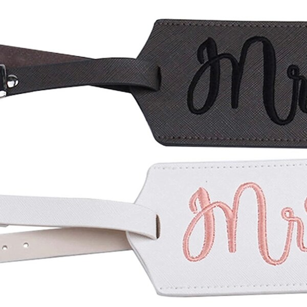 Embroidered Luggage Tags - Etsy