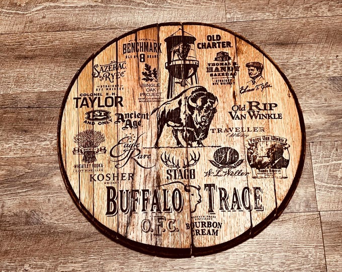 Buffalo Trace | Buffalo Trace Distilleries | Buffalo Trace Barrel Head | Authentic Bourbon ...