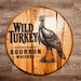 Wild Turkey Bourbon Lid | Wild Turkey Whiskey Bourbon Barrel Head ...