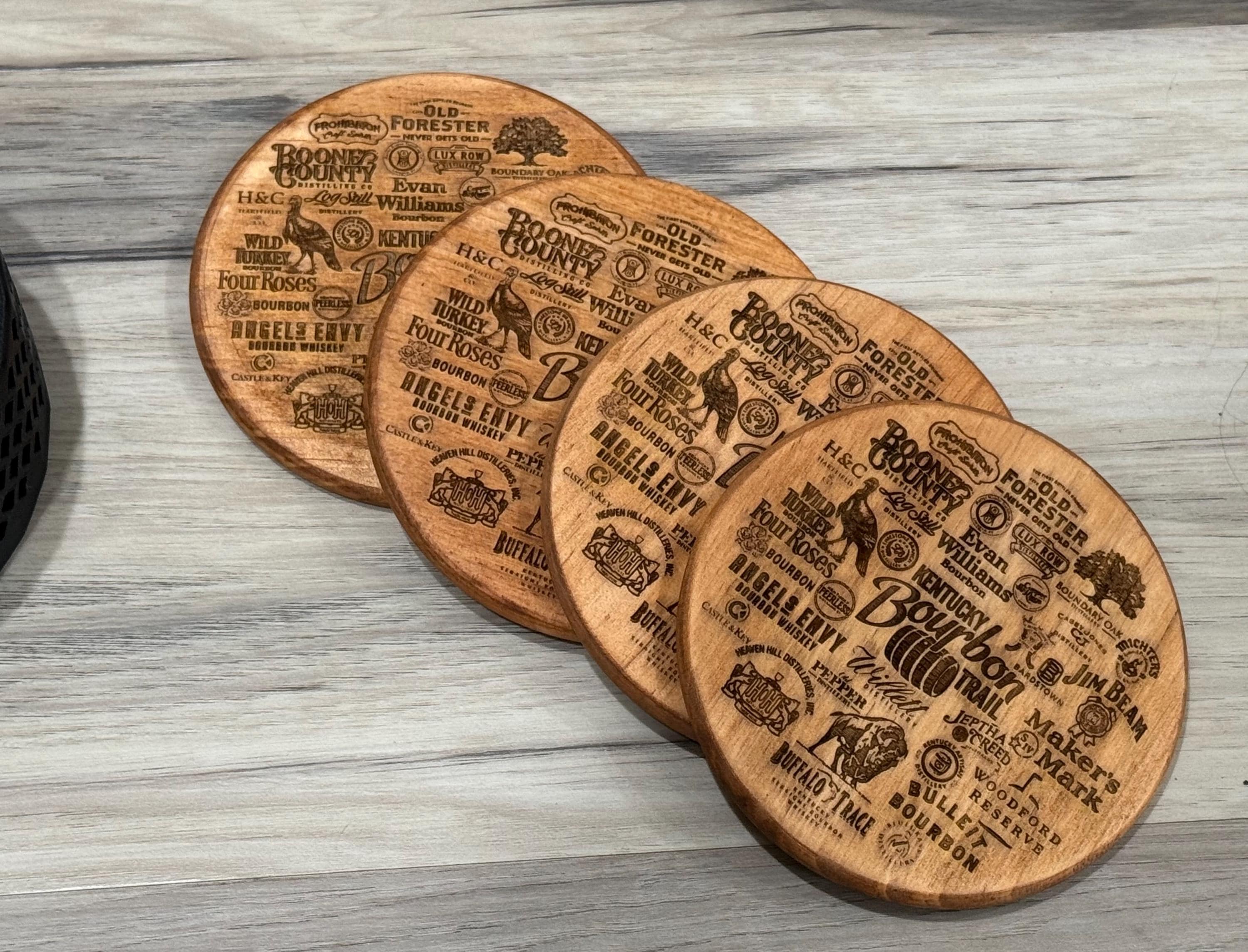 Kentucky Bourbon Trail Coasters | Kentucky Bourbon Trail | Bourbon ...