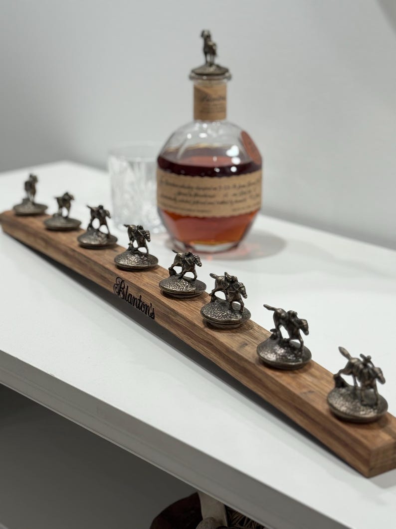 Blantons Bourbon Stopper Display Barrel Stave | Engraved Horse Bourbon ...