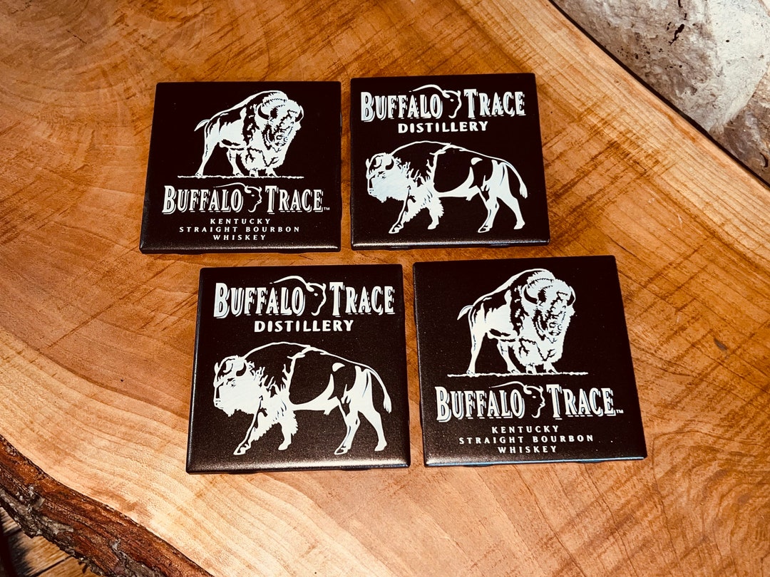 Buffalo Trace Distilleries Drink Coasters Buffalo Trace Buffalo Trace ...