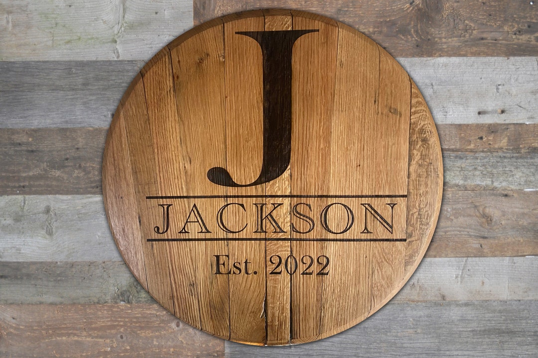 Bourbon Barrel Head Custom Barrel Custom Barrel Head Custom Barrel Head ...