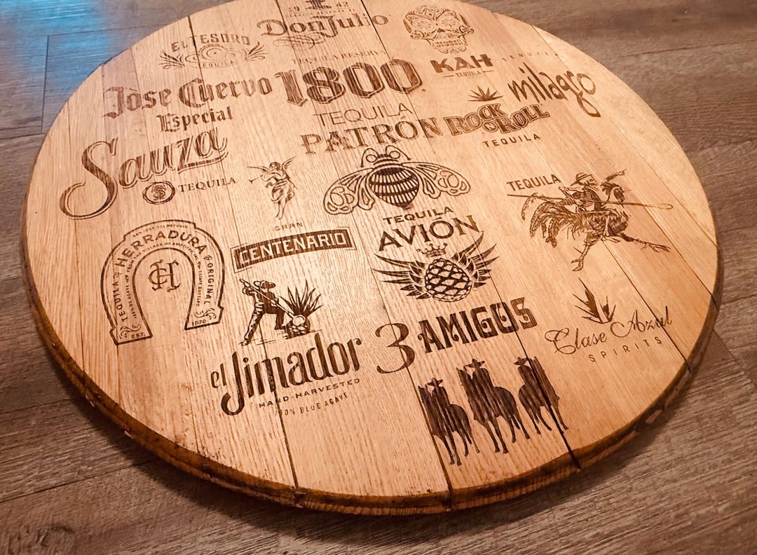 Tequila Bar Sign Wood Signs | Tequila Barrel Head | Tequila | Tequila ...