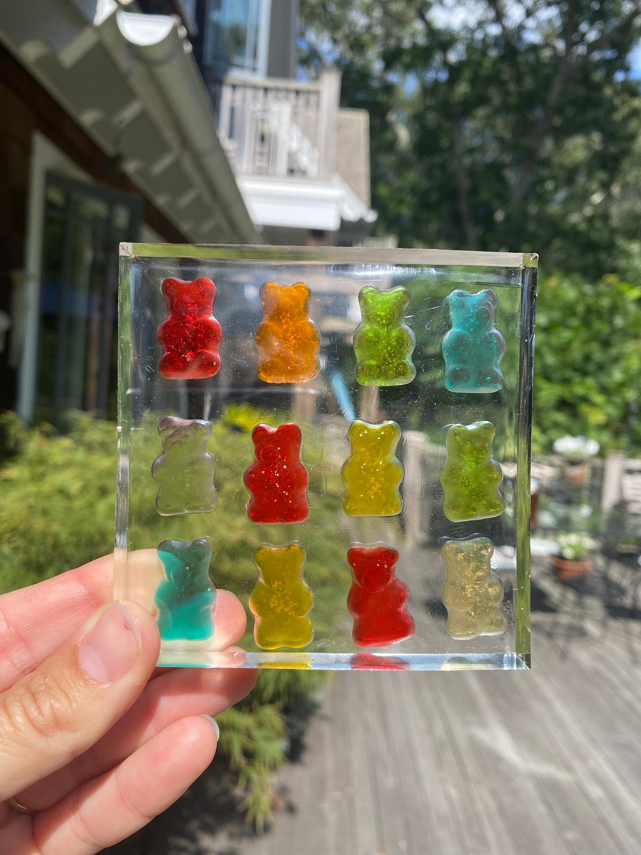 Gummy Bear Square Resin Coasters (1/2 Inch Thick) - Etsy