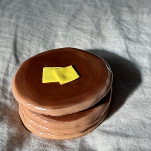 Pancake Coaster Set (set of 4) - Etsy