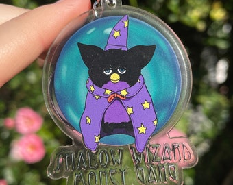 Wizard Furby 3 Holographic Acrylic Charm - Etsy