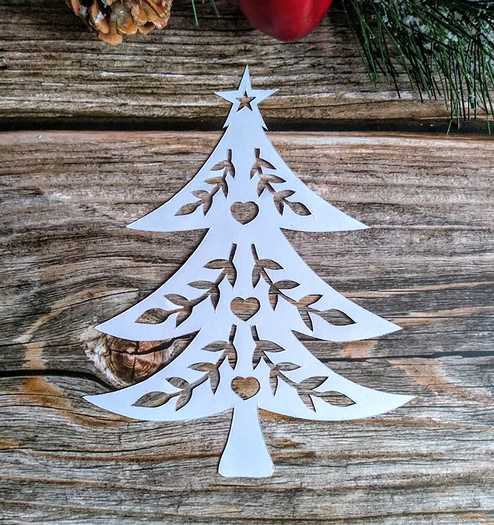 Printable Christmas Themed Paper Cutting Templates, Instructions ...