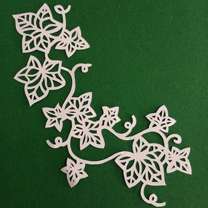 Printable Leaf Paper Cutting Templates, Botanical Craft (digital ...