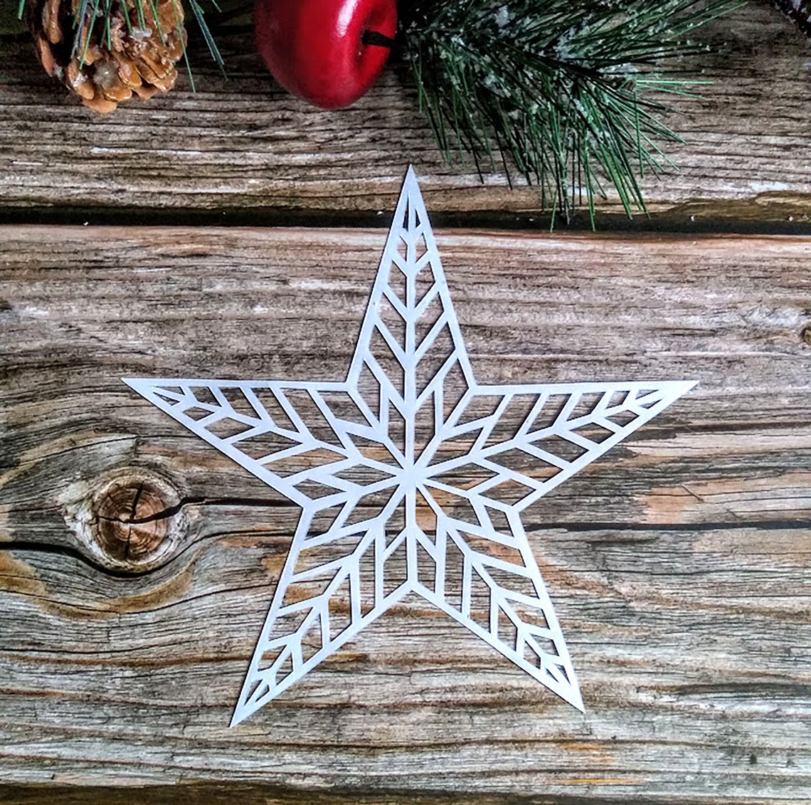 Printable Christmas Themed Paper Cutting Templates, Instructions ...