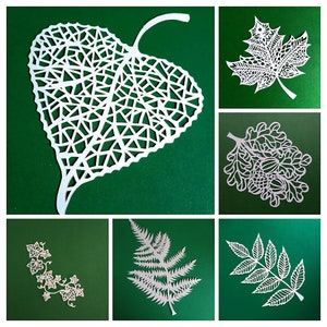 Printable Leaf Themed Paper Cutting Templates, FREE Practice Sheet ...