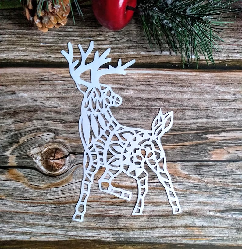 Printable Christmas Themed Paper Cutting Templates - Etsy
