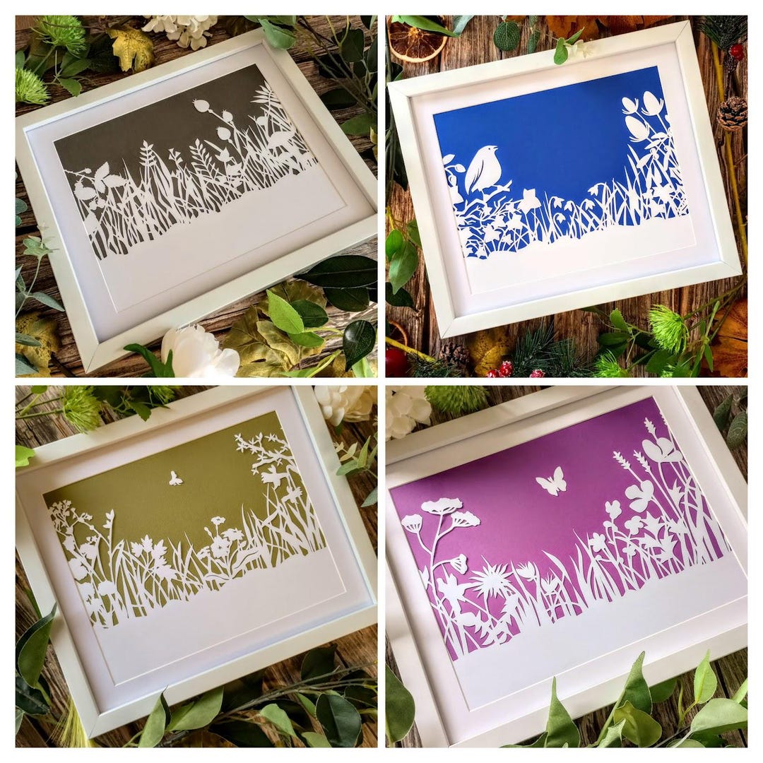 Seasonal Hedgerow Paper Cutting Templates – DIY Craft Project (PDF ...