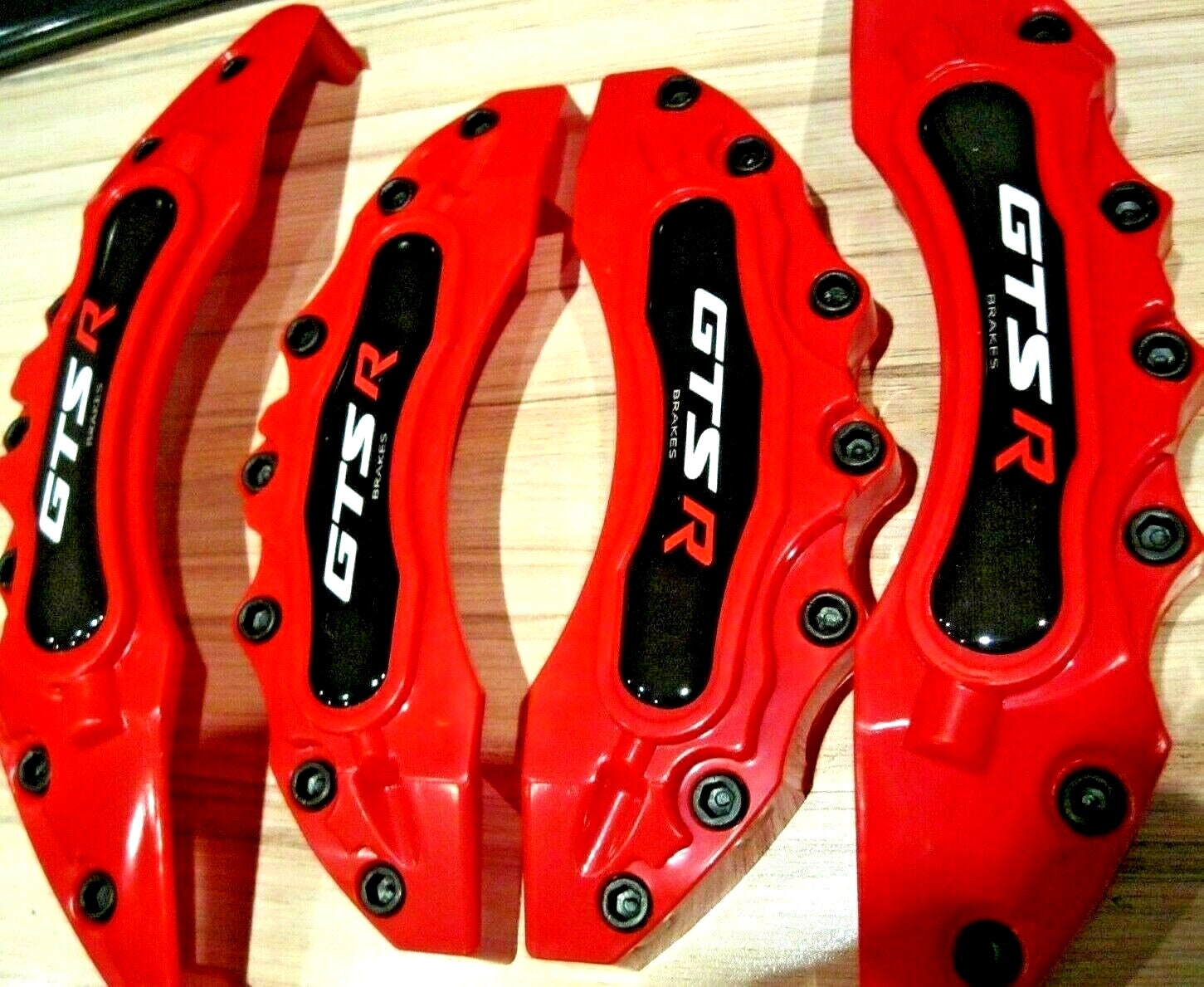 4 X Brake Caliper Covers for Toyoyta Tuning Front Rear Tires Rims RAV 4 ...