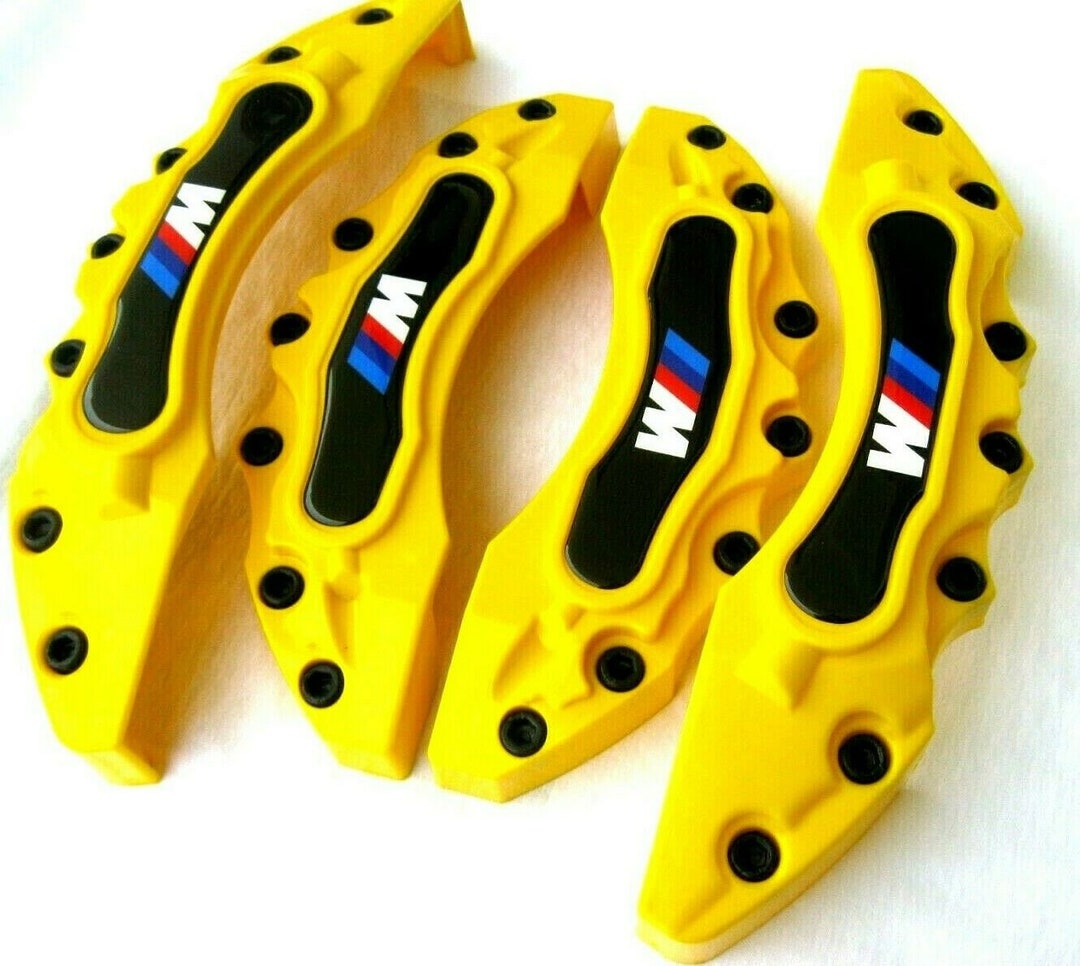 Yellow Brake Caliper Covers Set for BMW M Power E30 E46 E39 E90 E60 F10 ...