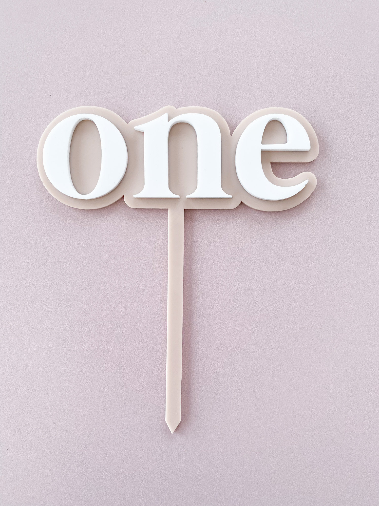 Age Cake Topper One Cake Topper 3D Cake Topper Birthday - Etsy Australia