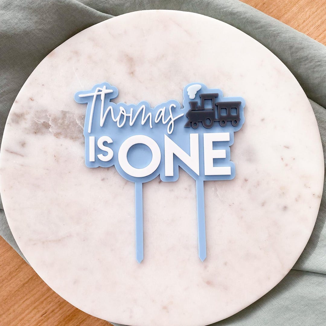 Train Cake Topper | Birthday Cake Topper | 3D Cake Topper | Train ...