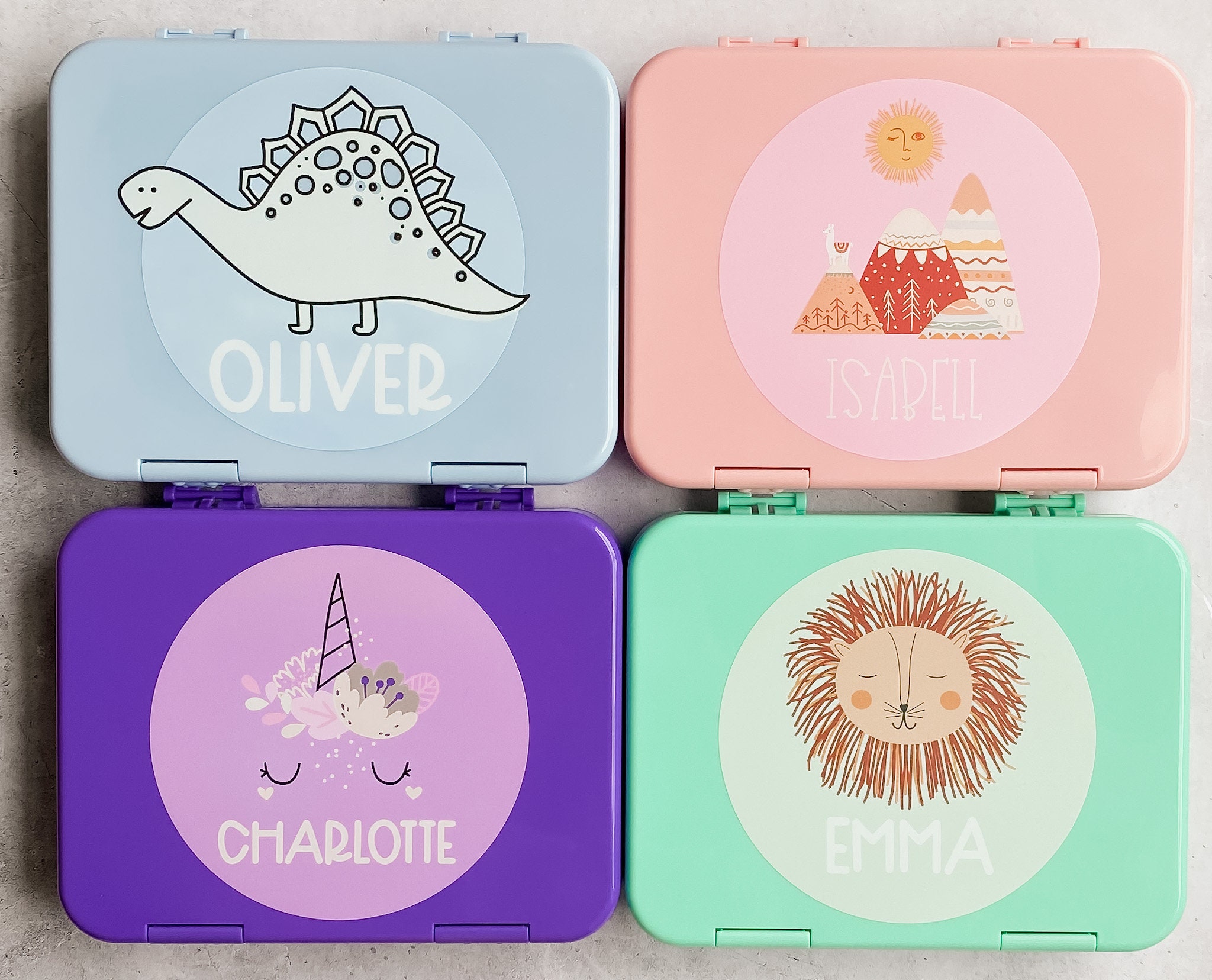 Personalised Childrens Bento Boxes Personalised Lunchbox - Etsy