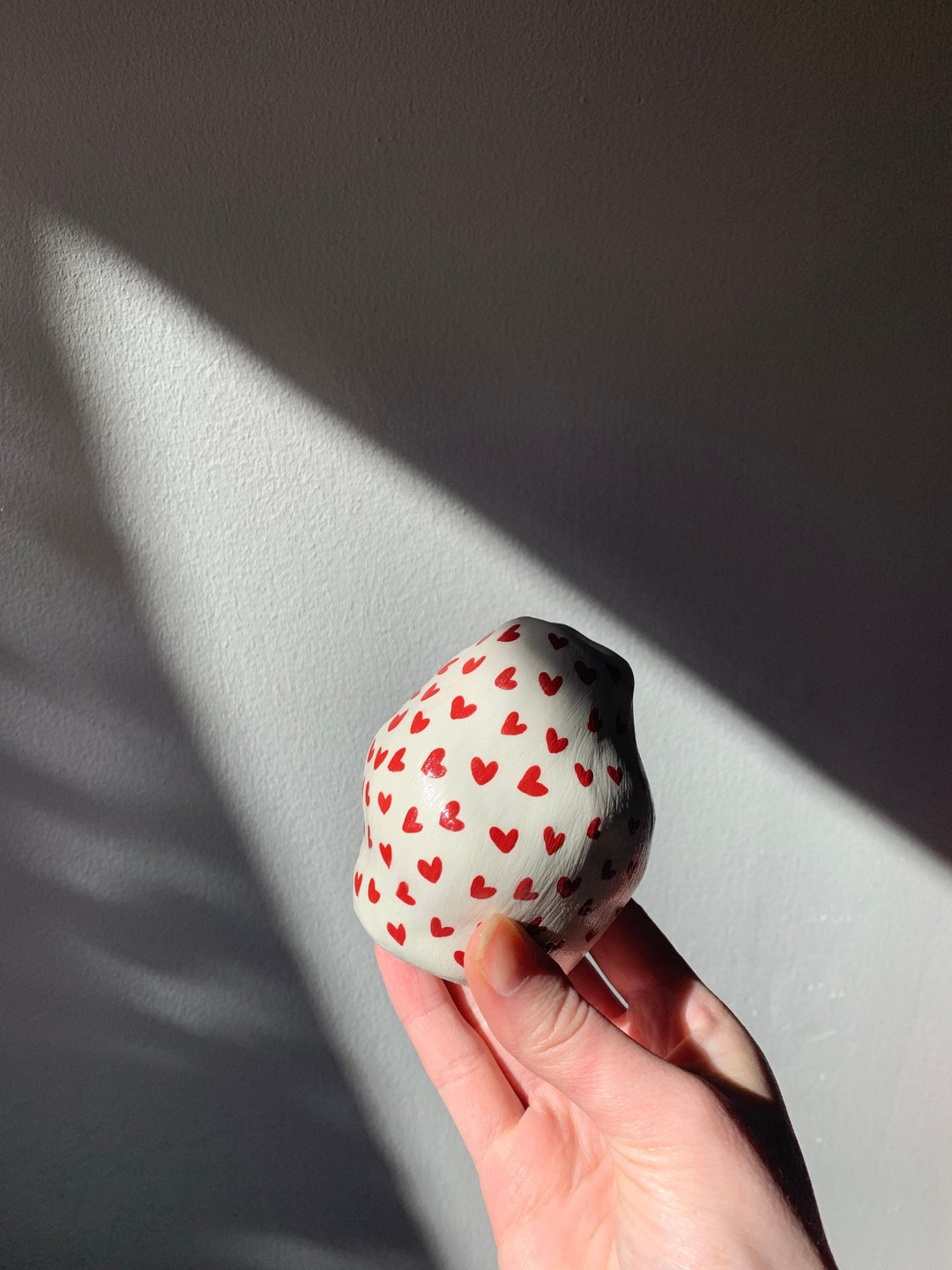 Small Love Heart Vase - Etsy