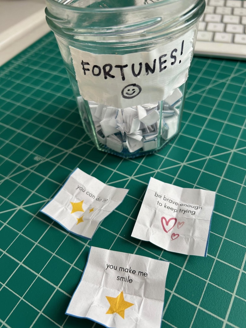 60 Encouragement Fortune Messages, Printable (digital Download) - Etsy